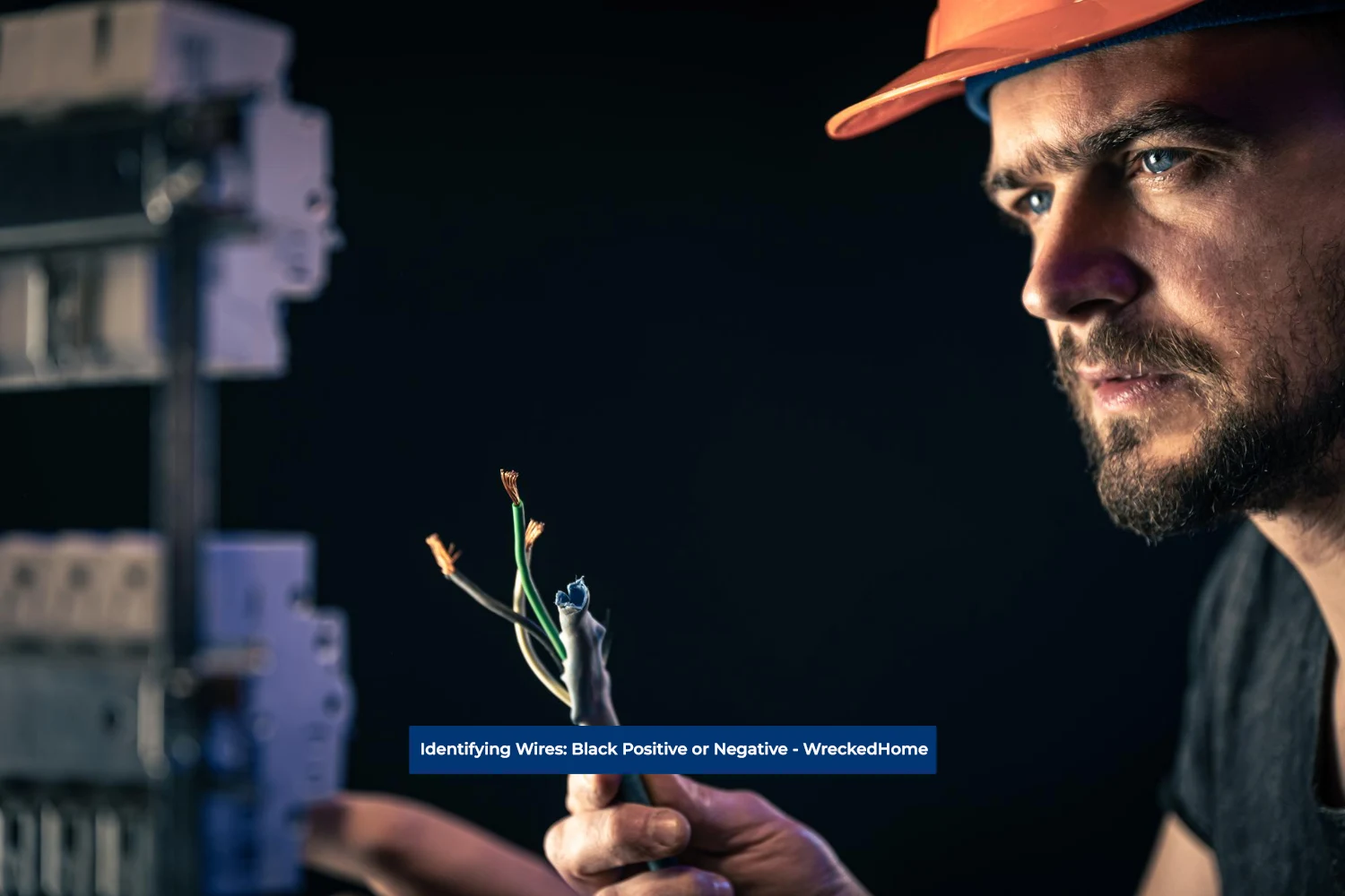 Identify Wires: Black Positive or Negative